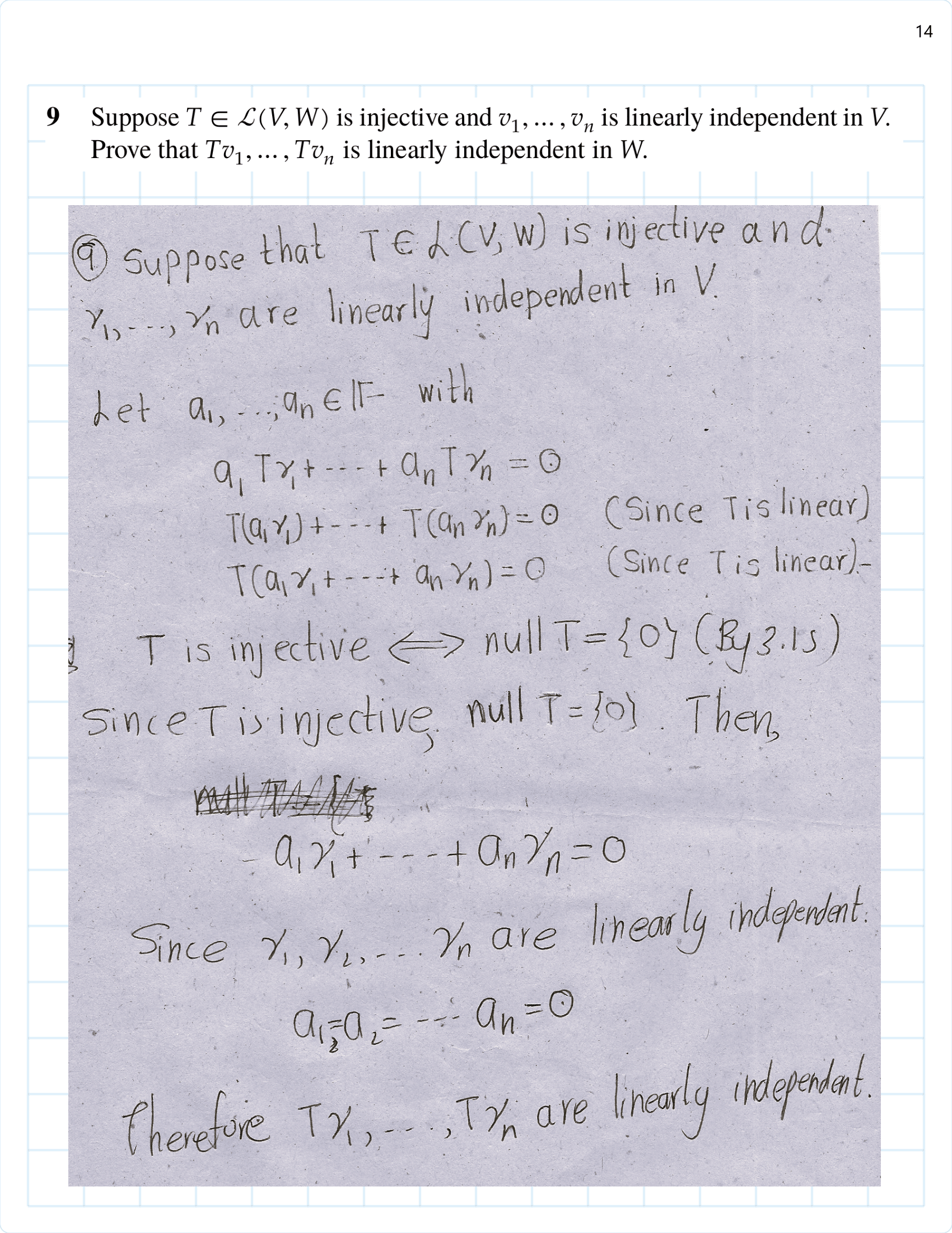 Chapter 4 Linear Maps Exercises | Linear Algebra